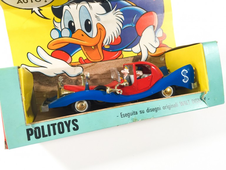 L'auto di paperon de paperoni - polytoys 1969 - Fabuleuse Caverne