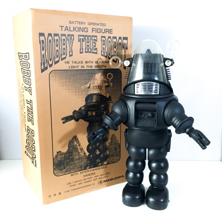 ROBBY the robot - Masudaya 24" vinyl figure - 1997 - Fabuleuse Caverne