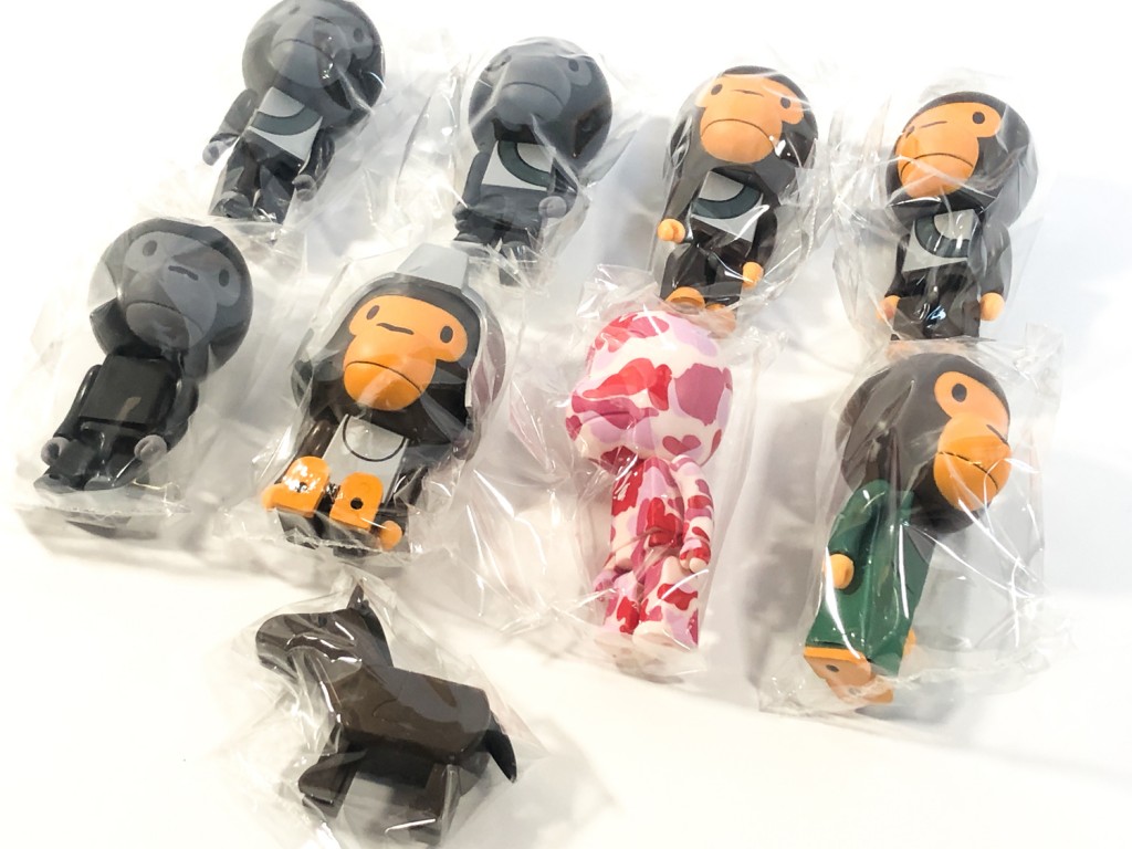 Baby Milo Series 002 Medicom X Bape Play - full set of 9 sealed figures ...