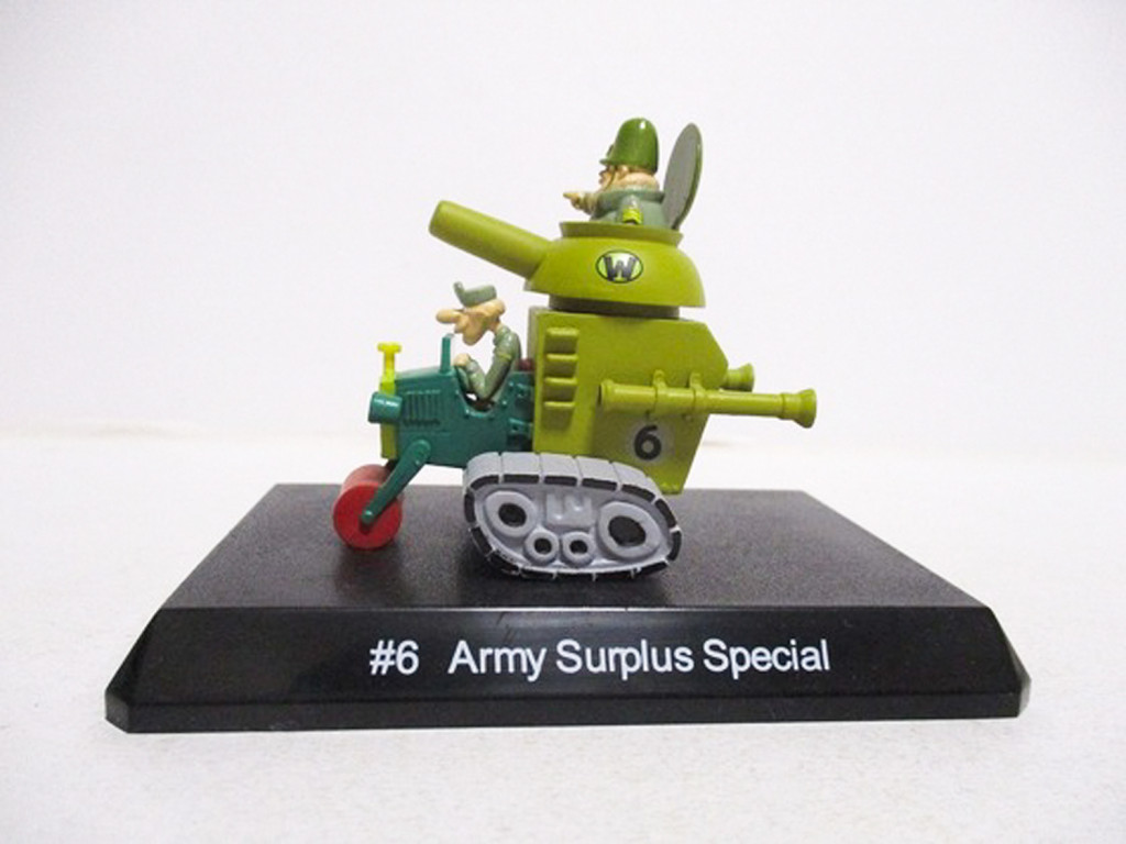 Army Surplus Special #6 Wacky Races Konami Capsule Toy - Hanna Barbera ...