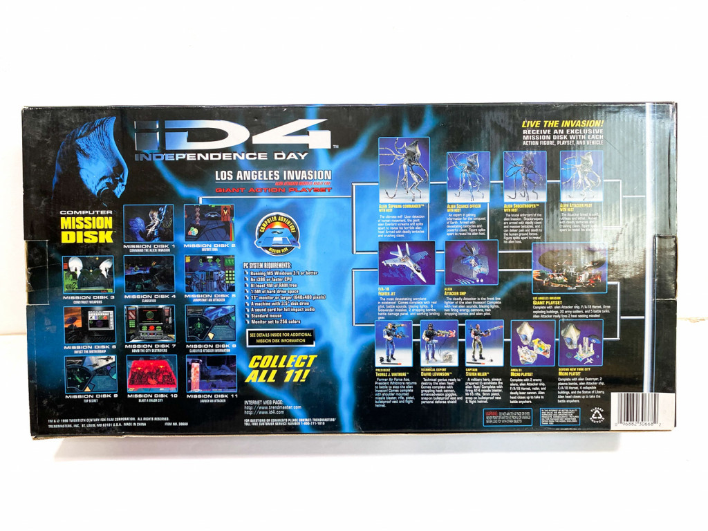 ID4 Independence Day Los Angeles invasion playset Trendmasters 1996 NIB ...