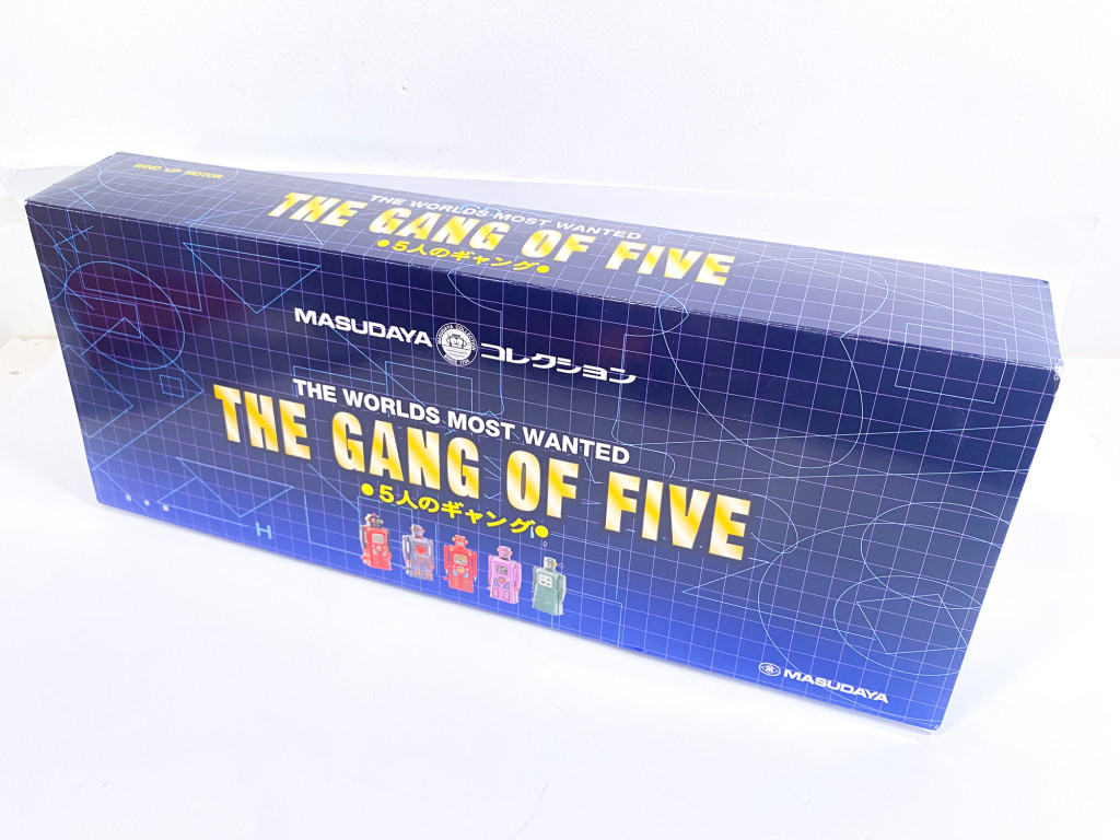 The Gang of Five Robots Wind-up Toy - 1997 Masudaya - Fabuleuse Caverne