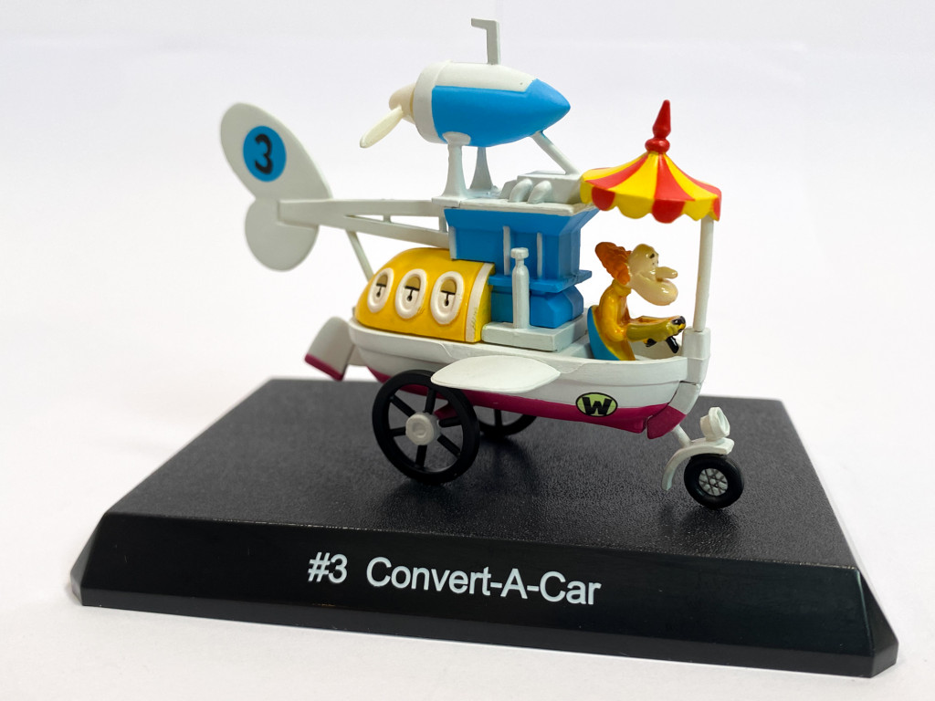 Wacky Races Convert-a-Car #3 Konami Capsule toy - Hanna-Barbera Sealed ...