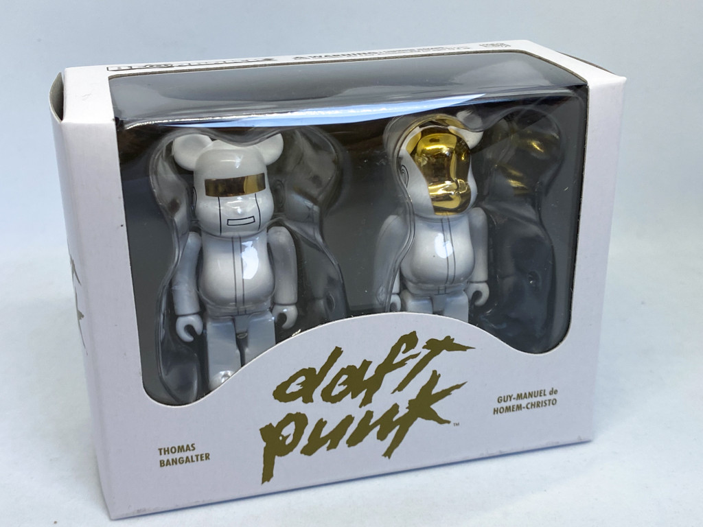 Daft Punk BEARBRICK White Suits 100% – MEDICOM TOY BE@RBRICK MISB ...