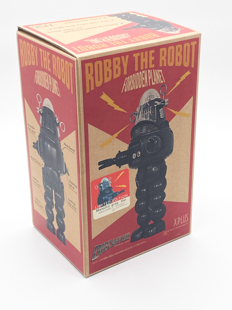ROBBY The Robot Metallic Gray Limited Edition - X-Plus 2013 NIB ...