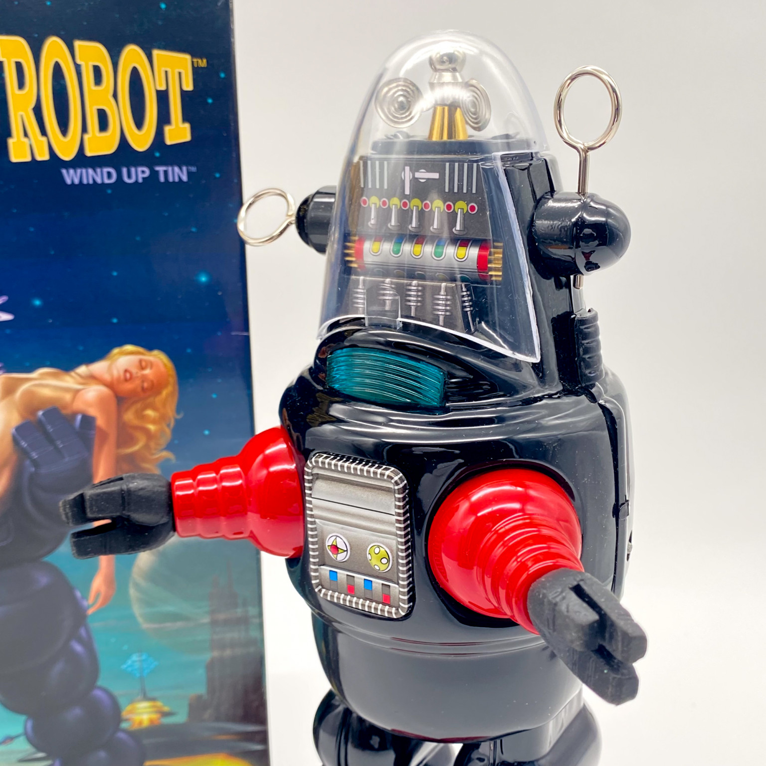 Robby The Robot wind-up - Osaka Tin Toy Japan 2000 MIB - Fabuleuse Caverne