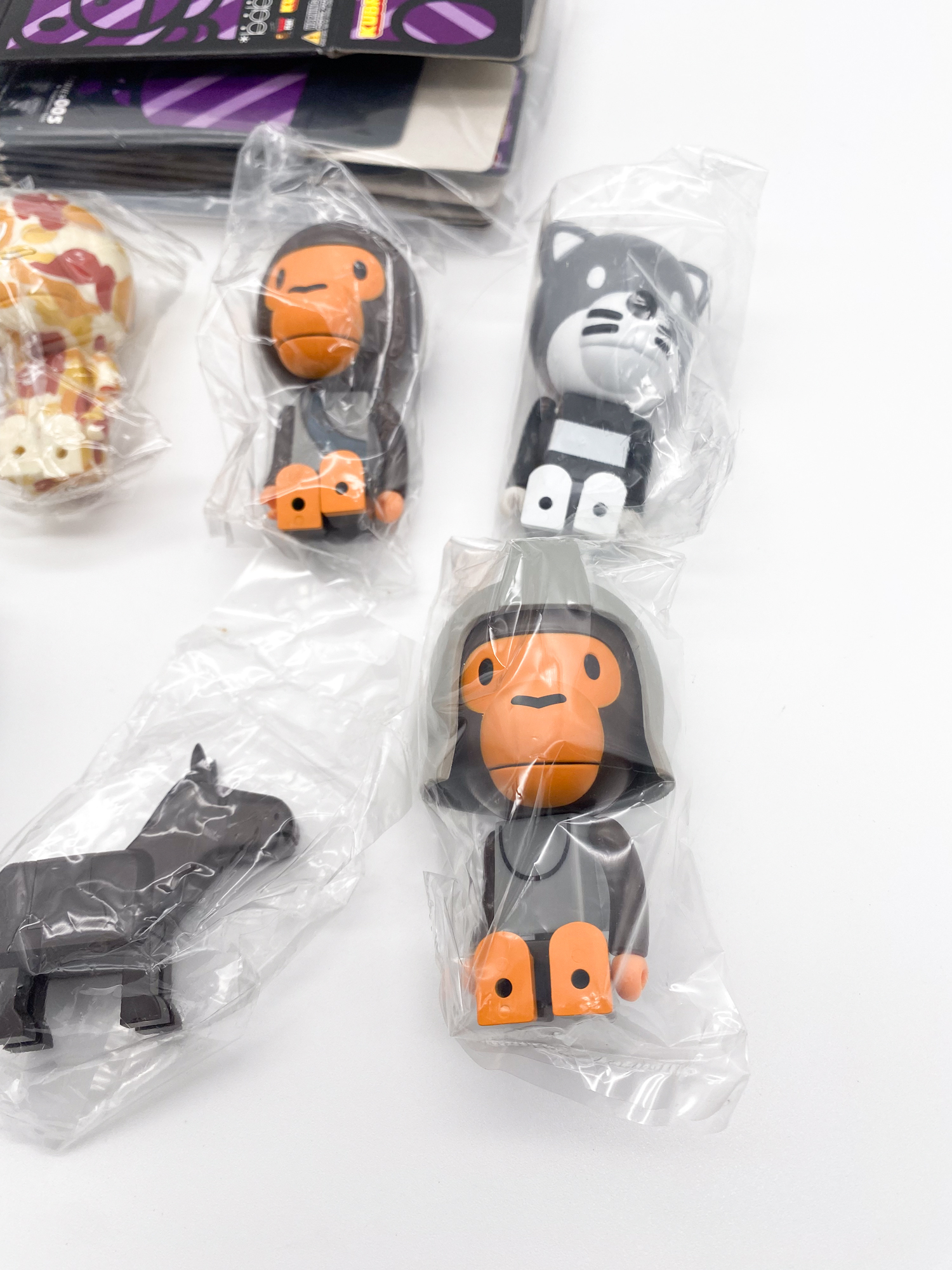 Baby Milo Series 005 Medicom X Bape Play – full set of 9 sealed figures ...