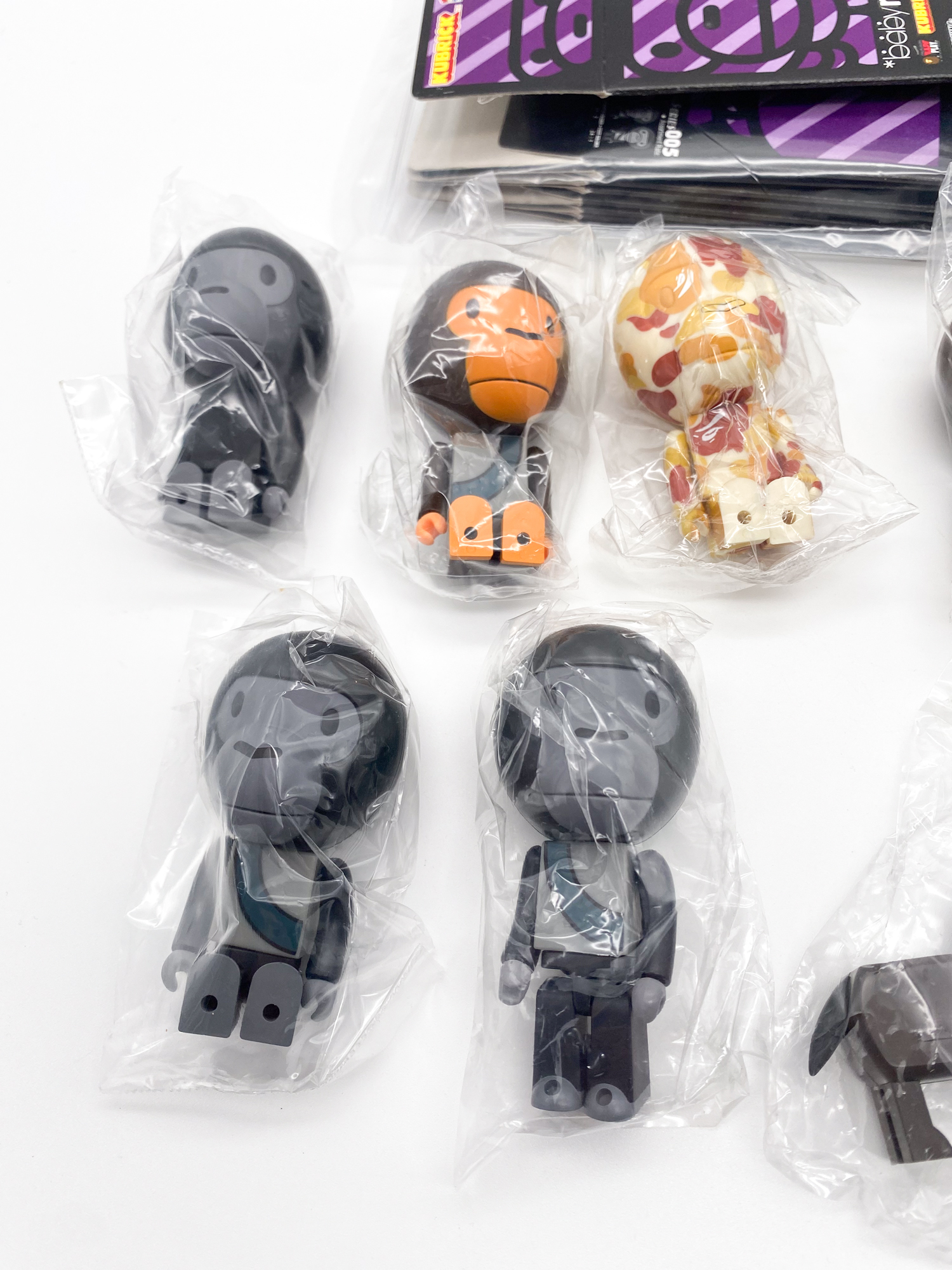 Baby Milo Series 005 Medicom X Bape Play – full set of 9 sealed figures ...