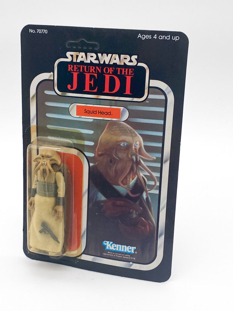 Squid Head Star Wars Rotj Unpunched 65 back- Kenner 1983 - Fabuleuse ...