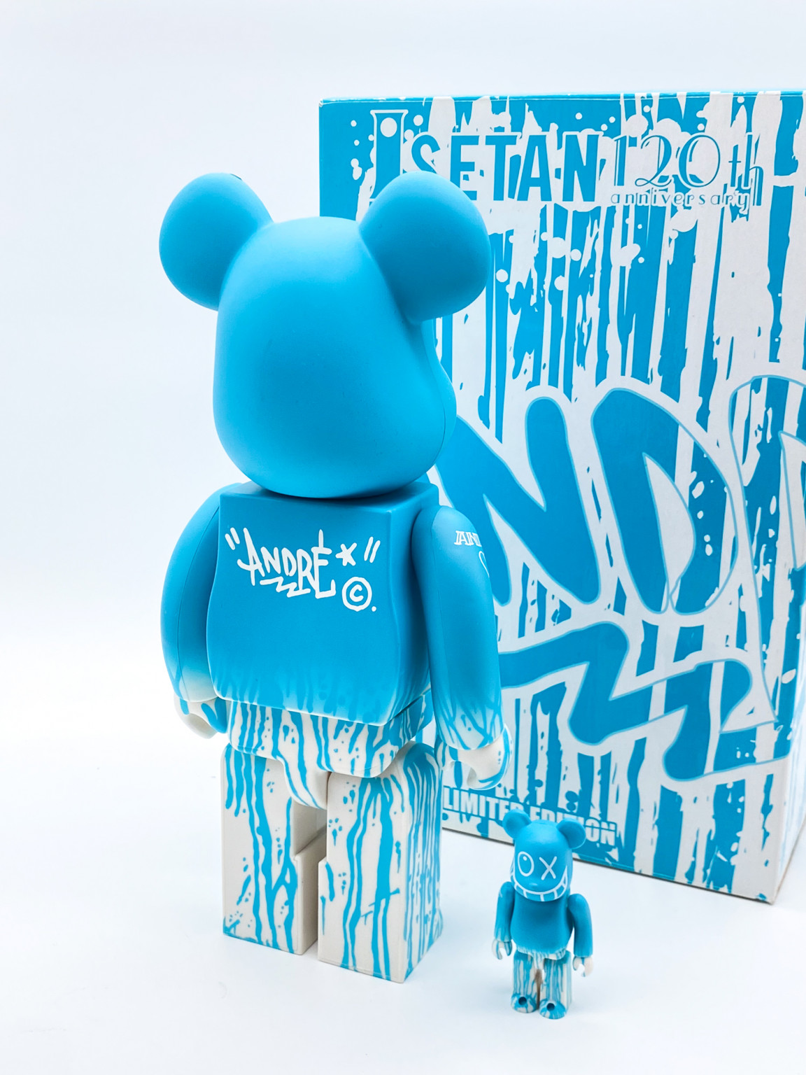 BEARBRICK Mr André x ISETAN 400+100 medicom toy MIB - Fabuleuse Caverne