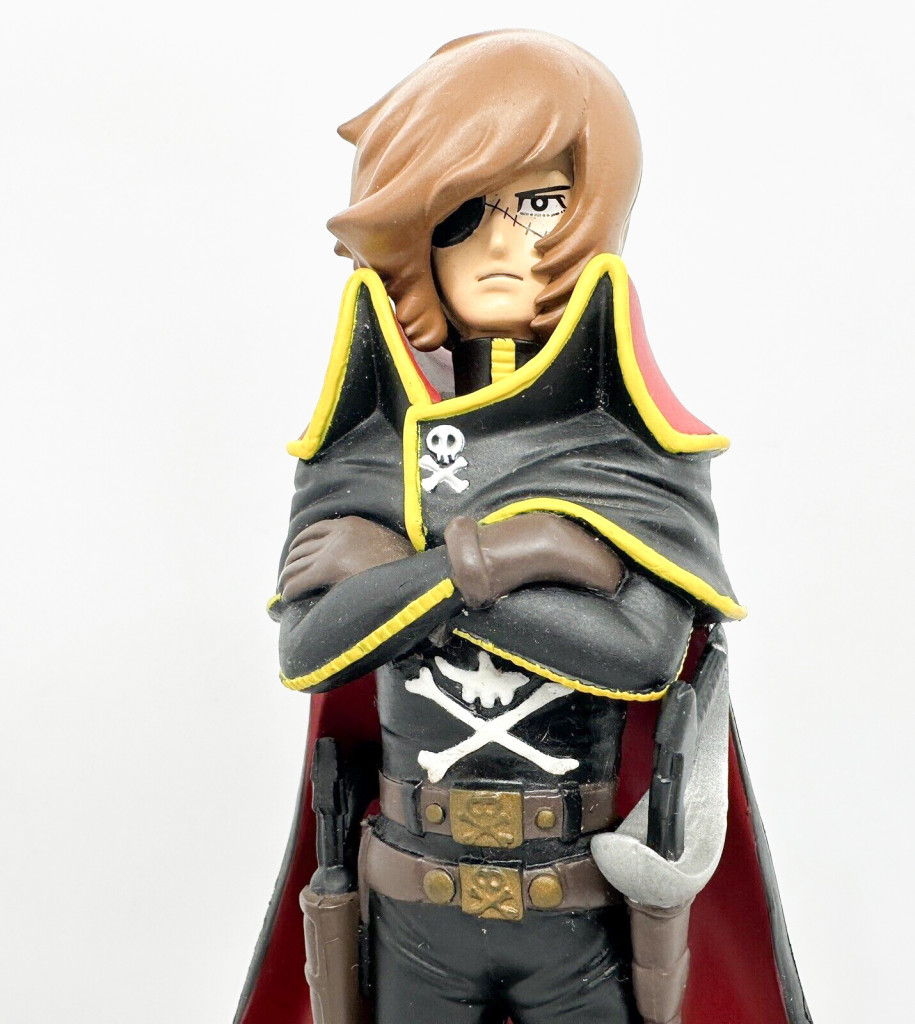 ALBATOR - Captain Harlock - Banpresto soft vinyl figure Sealed ...