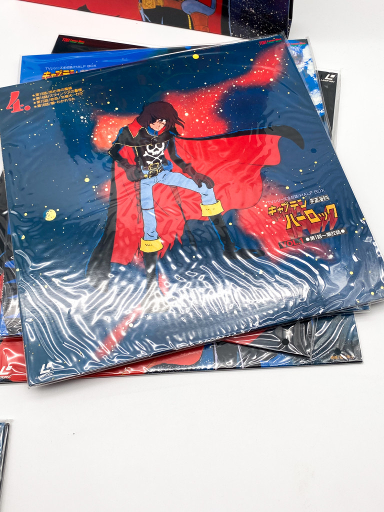 Captain Harlock Space Pirate Vol.1 Deluxe set Laser Disc LDs - Albator ...