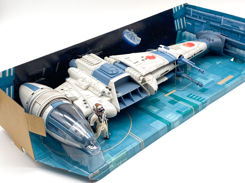 B-Wing Fighter & Pilote Sullustan Star Wars - Power of the Jedi POTJ ...