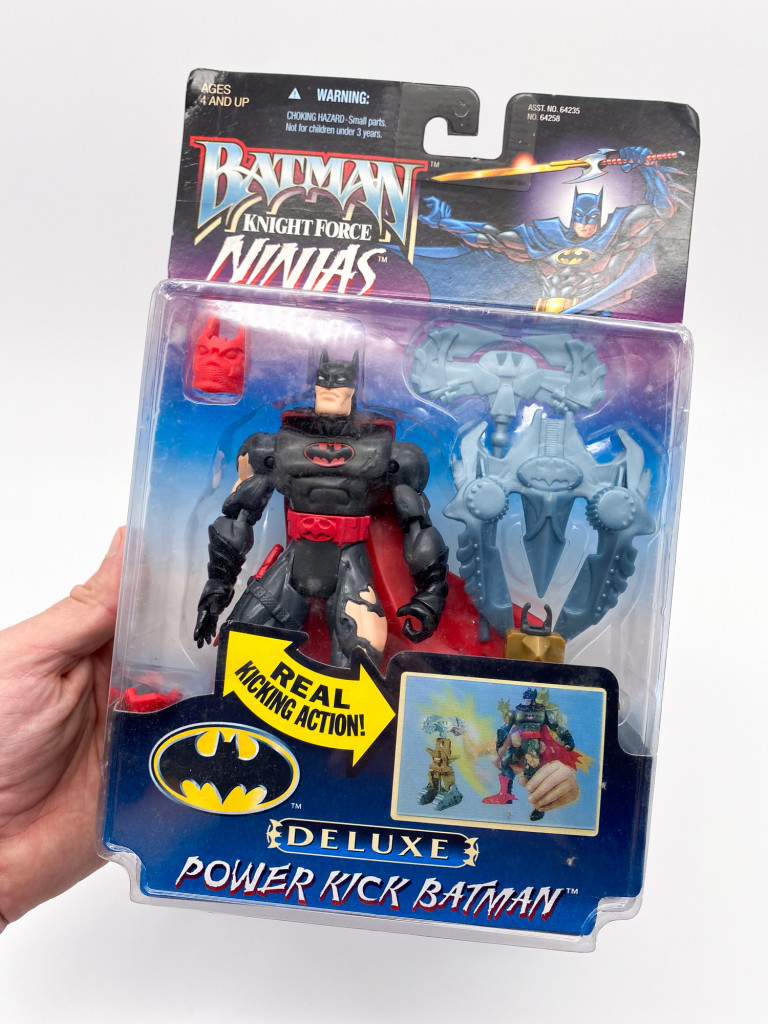 Batman Knight Force Ninjas Deluxe Power Kick Batman 1998 Kenner ...