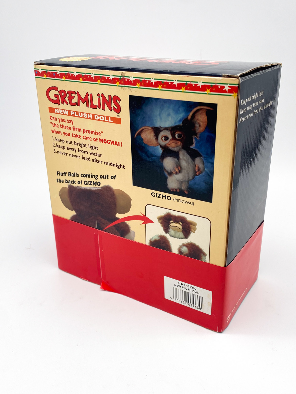 GIZMO with fluff balls GREMLINS 2 - Jun planning 1999 - MIB - Fabuleuse Caverne