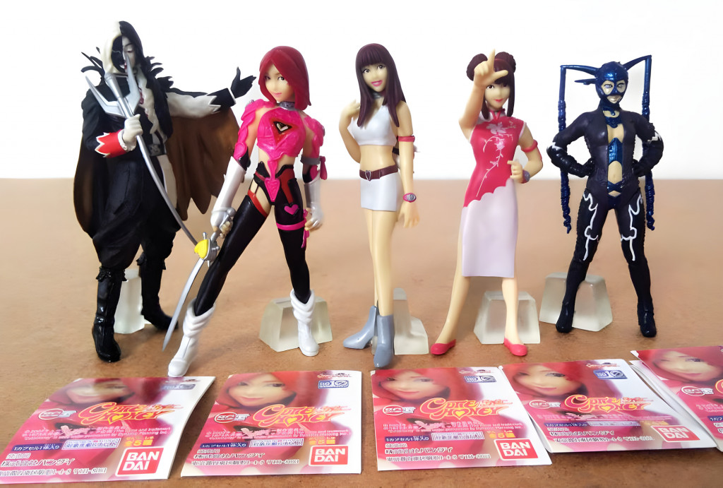 Cutie Honey Movie Bandai HGIF Gashapon Full Set NEW - Fabuleuse Caverne