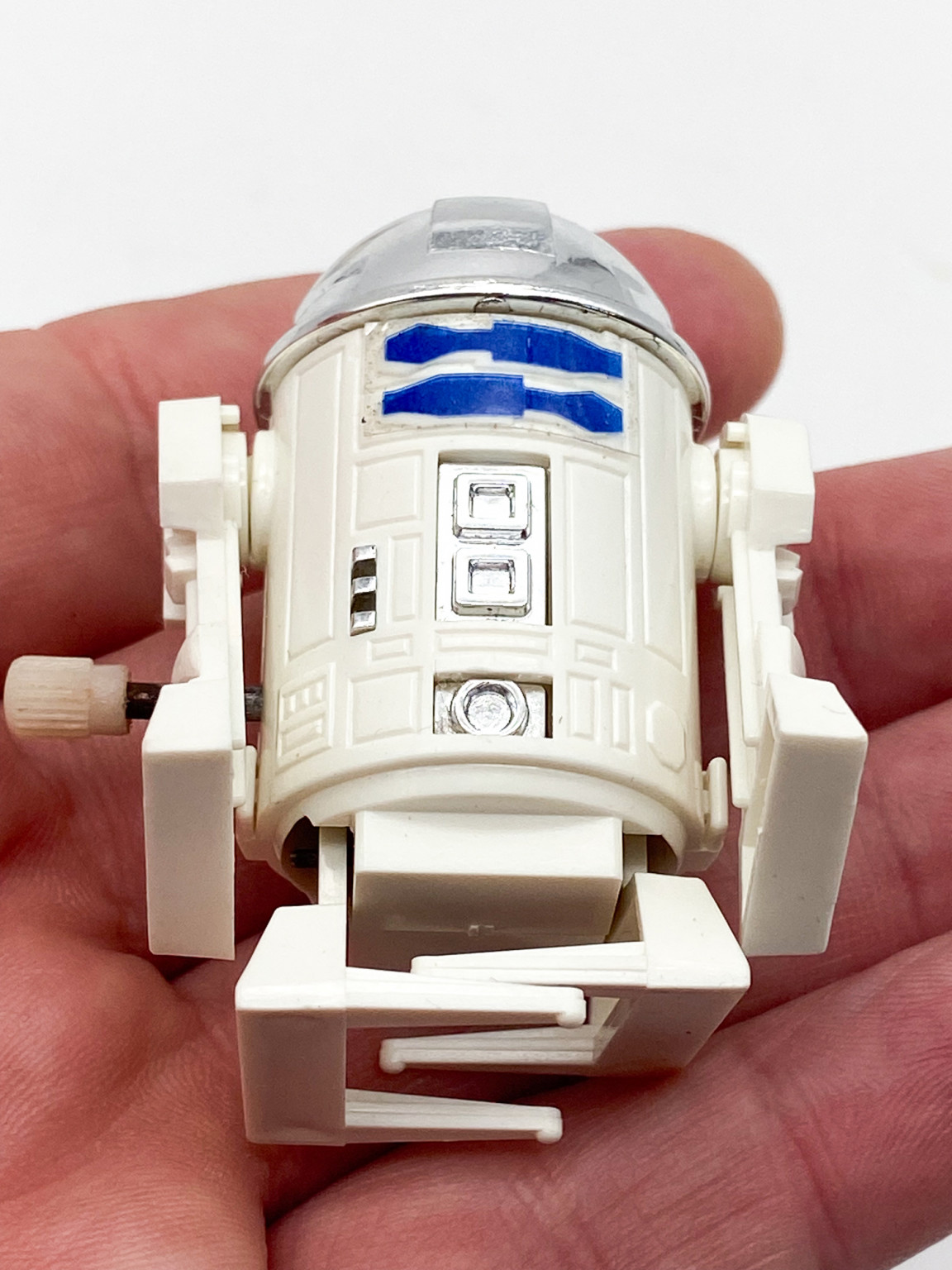 R2-D2 wind-up TAKARA 1978 japon with original bag - Fabuleuse Caverne