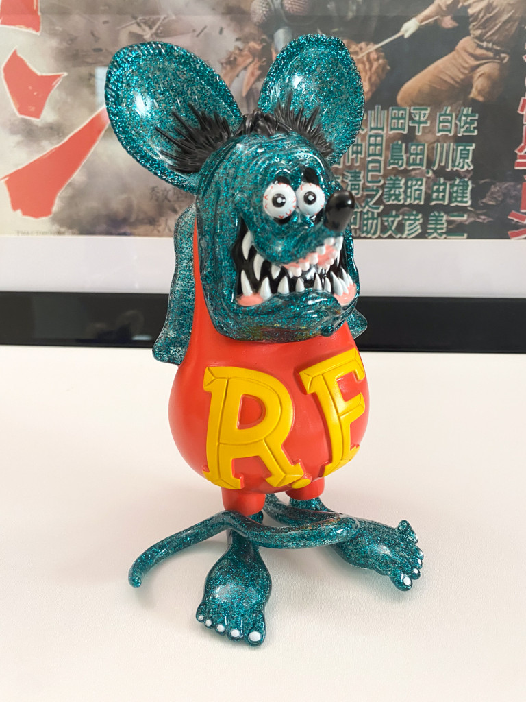 RAT FINK Tetsurod Dune Sofubi Galactica Green - Fabuleuse Caverne