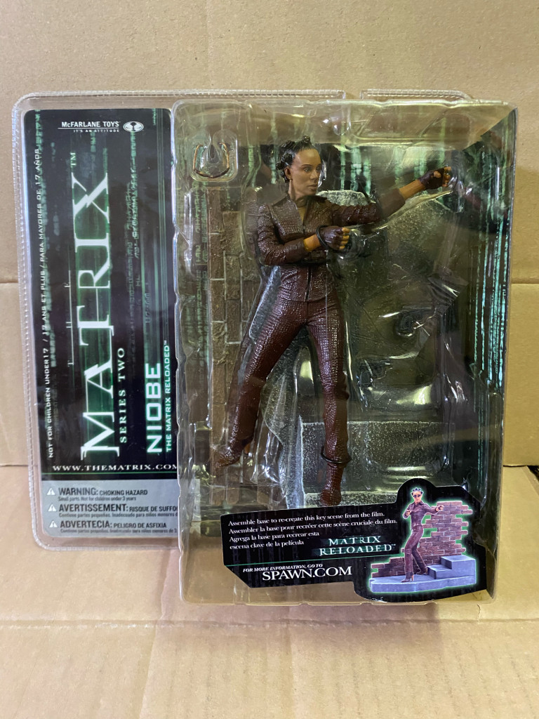 Niobe Matrix Reloaded McFarlane Toys Series 2 NEUVE - Fabuleuse Caverne